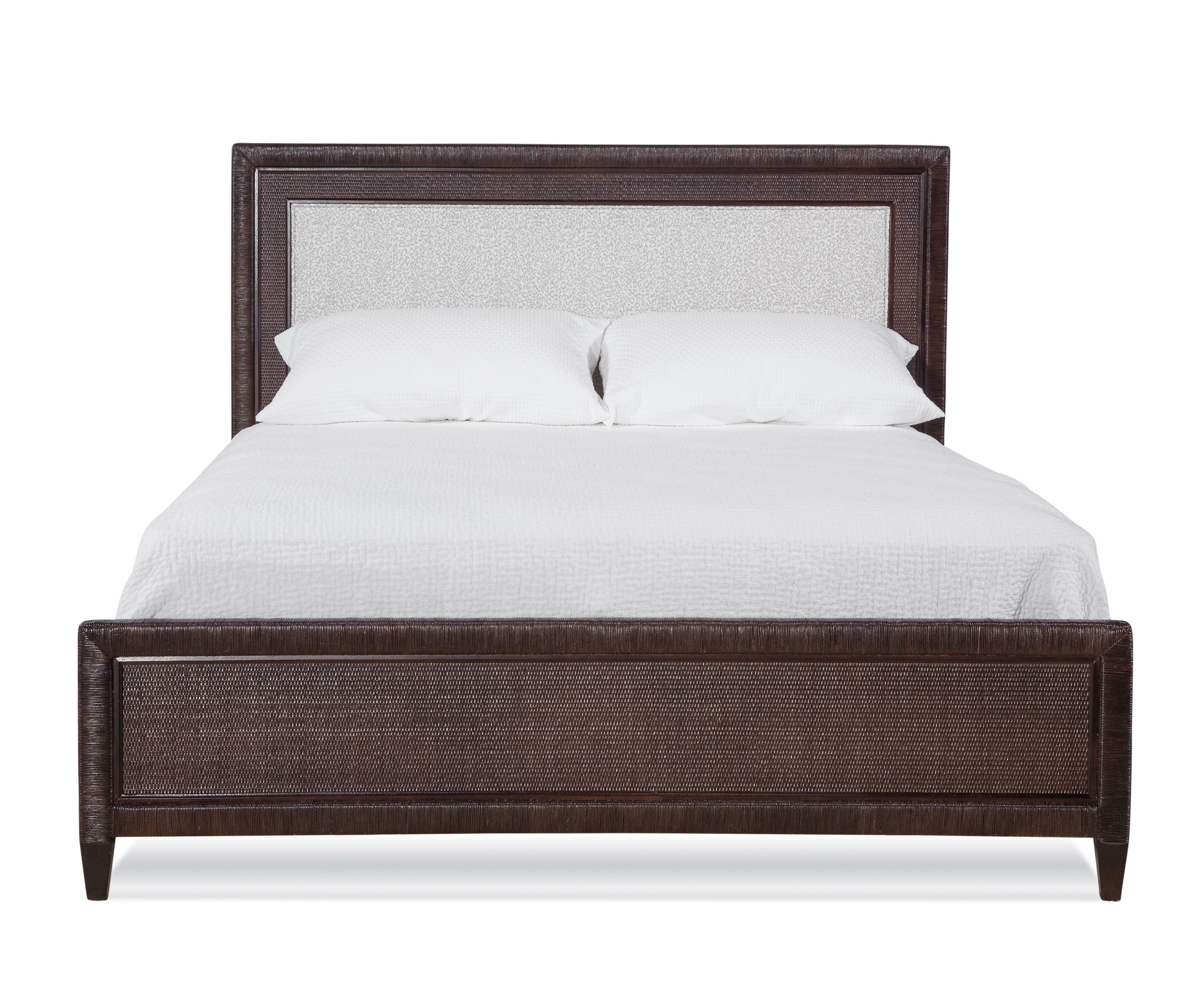 Braxton Culler Bedroom Sabal Bay Rattan Bed with Fabric Insert 809-UPH ...