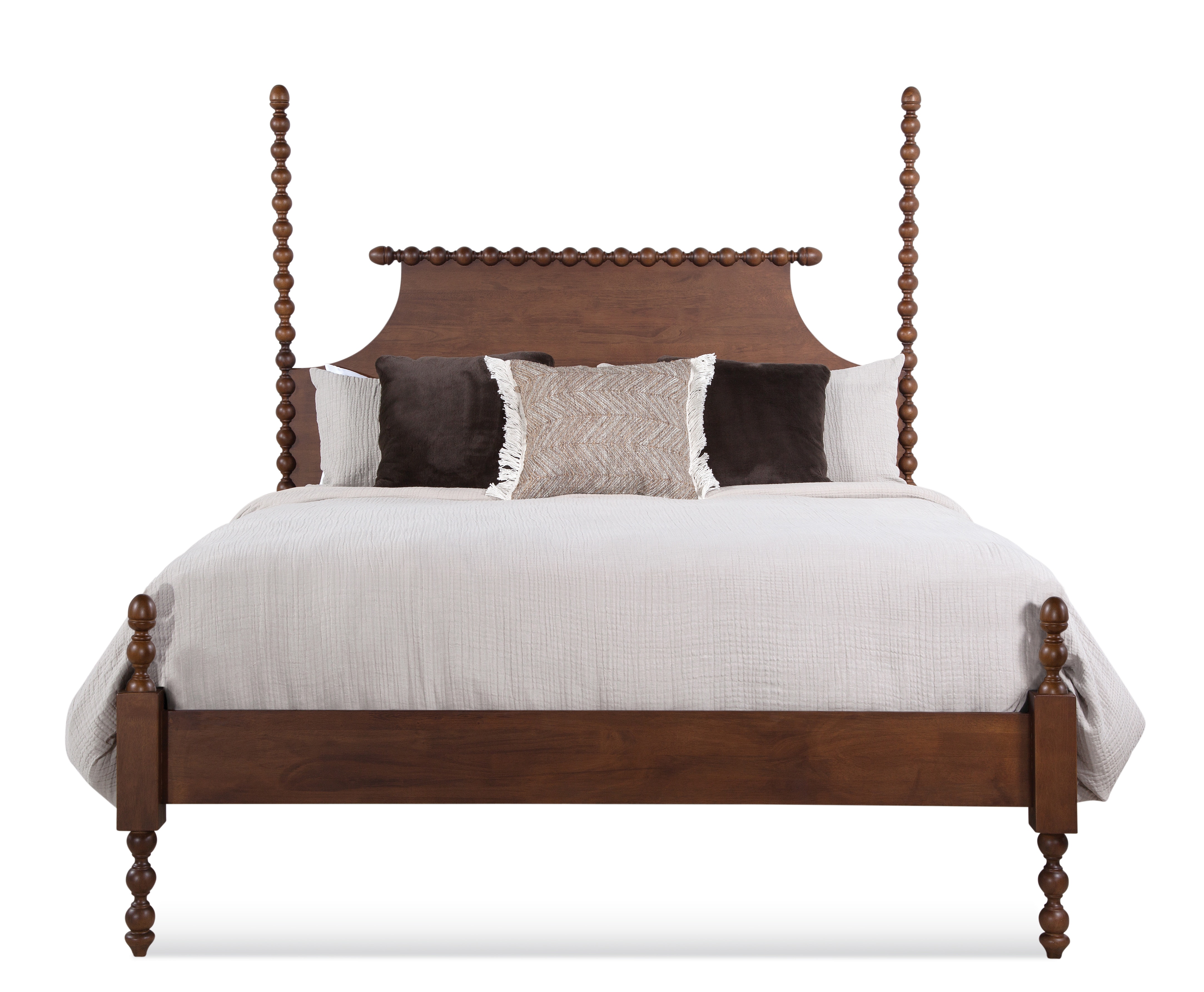Braxton Culler Bedroom Emily Twin Four Post Spindle Bed 848-020 ...