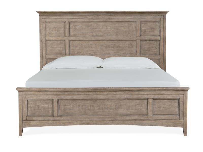 Magnussen Home Bedroom Complete King Panel Bed with Regular Rails B4805-64 - Carol House Furniture
