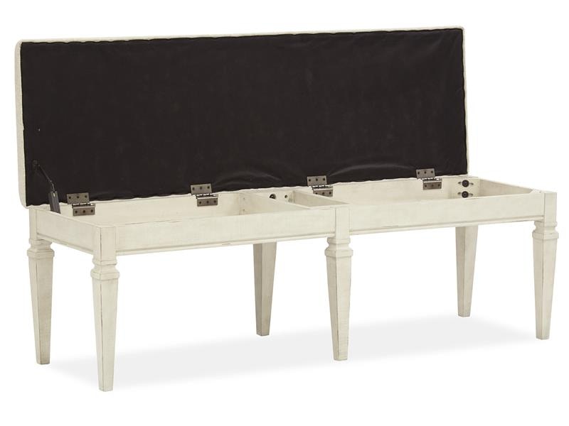 Magnussen Home Casual Dining Bench with Upholstered Seat D5430-68 ...