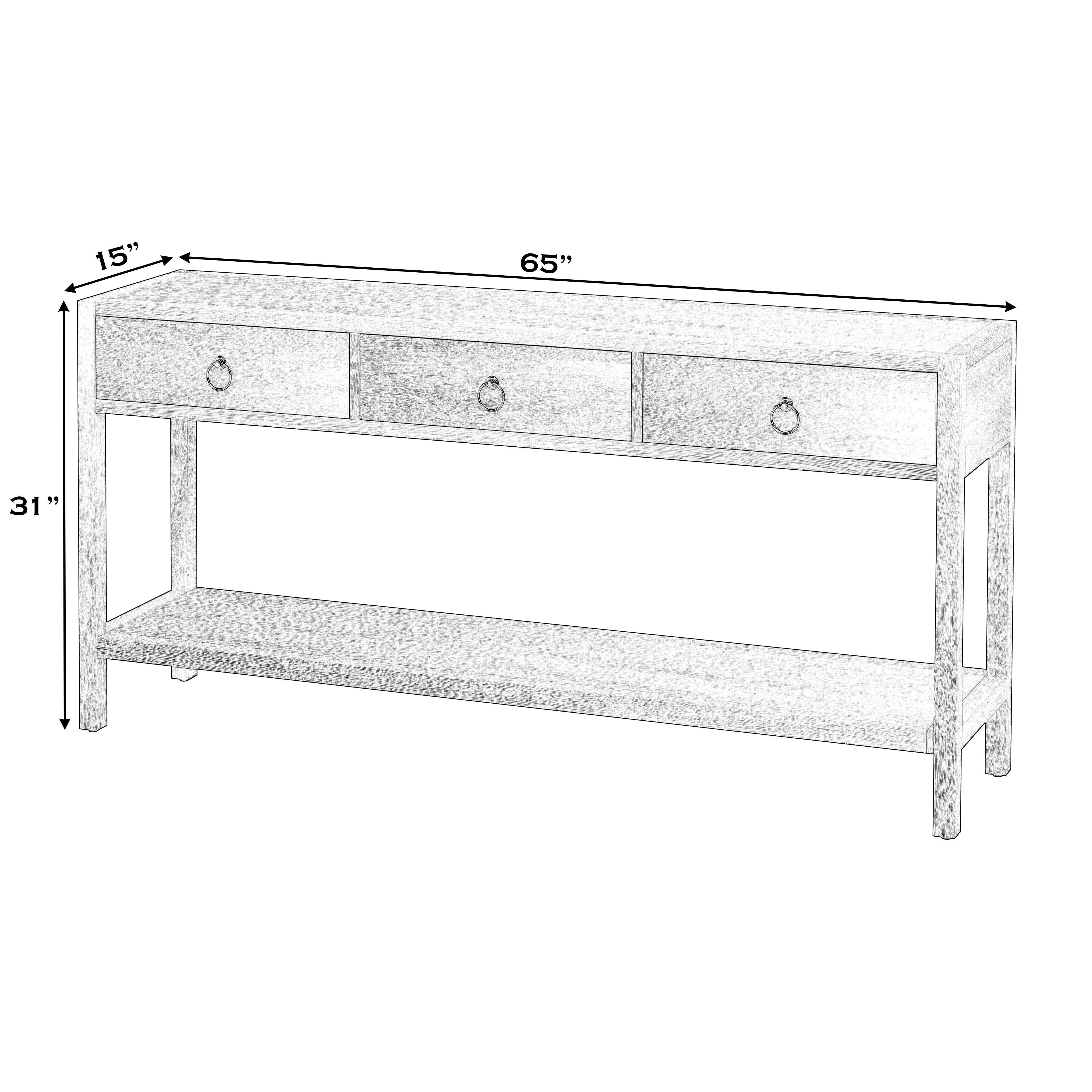 Butler Specialty Company Living Room Lark Console Table 5701304 ...