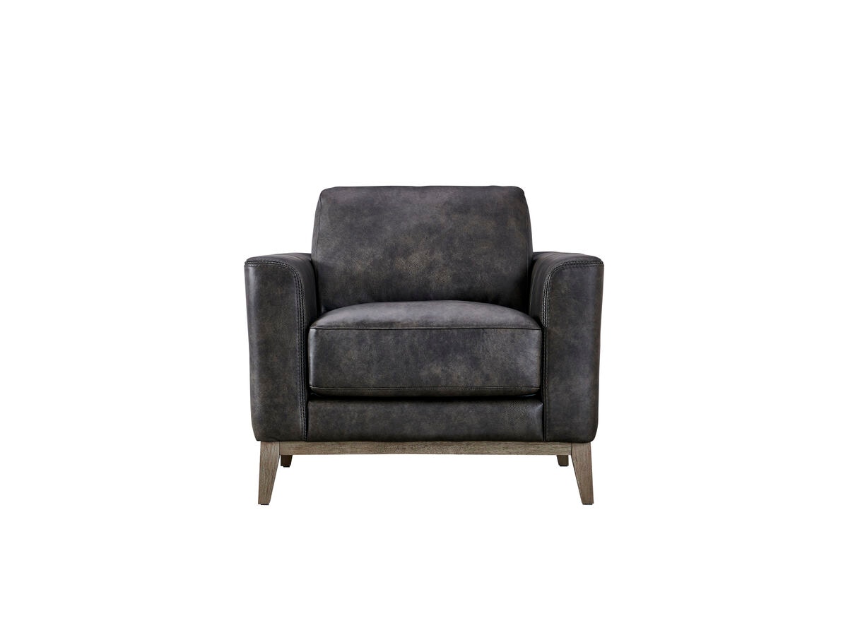 Leather Italia Living Room Ramsey Chair 1669-6043B-01504N | Hickory ...