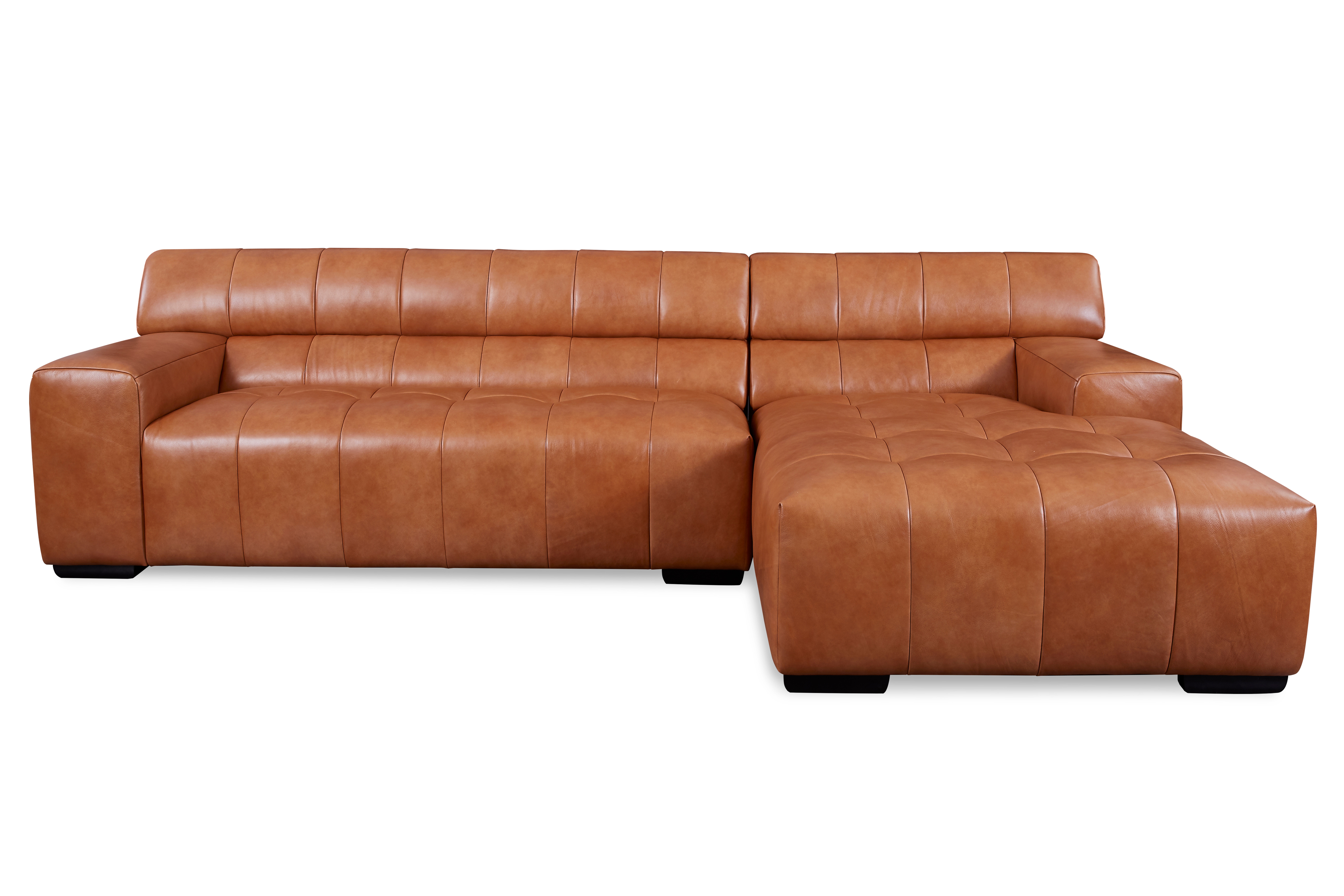 Leather italia sectional store