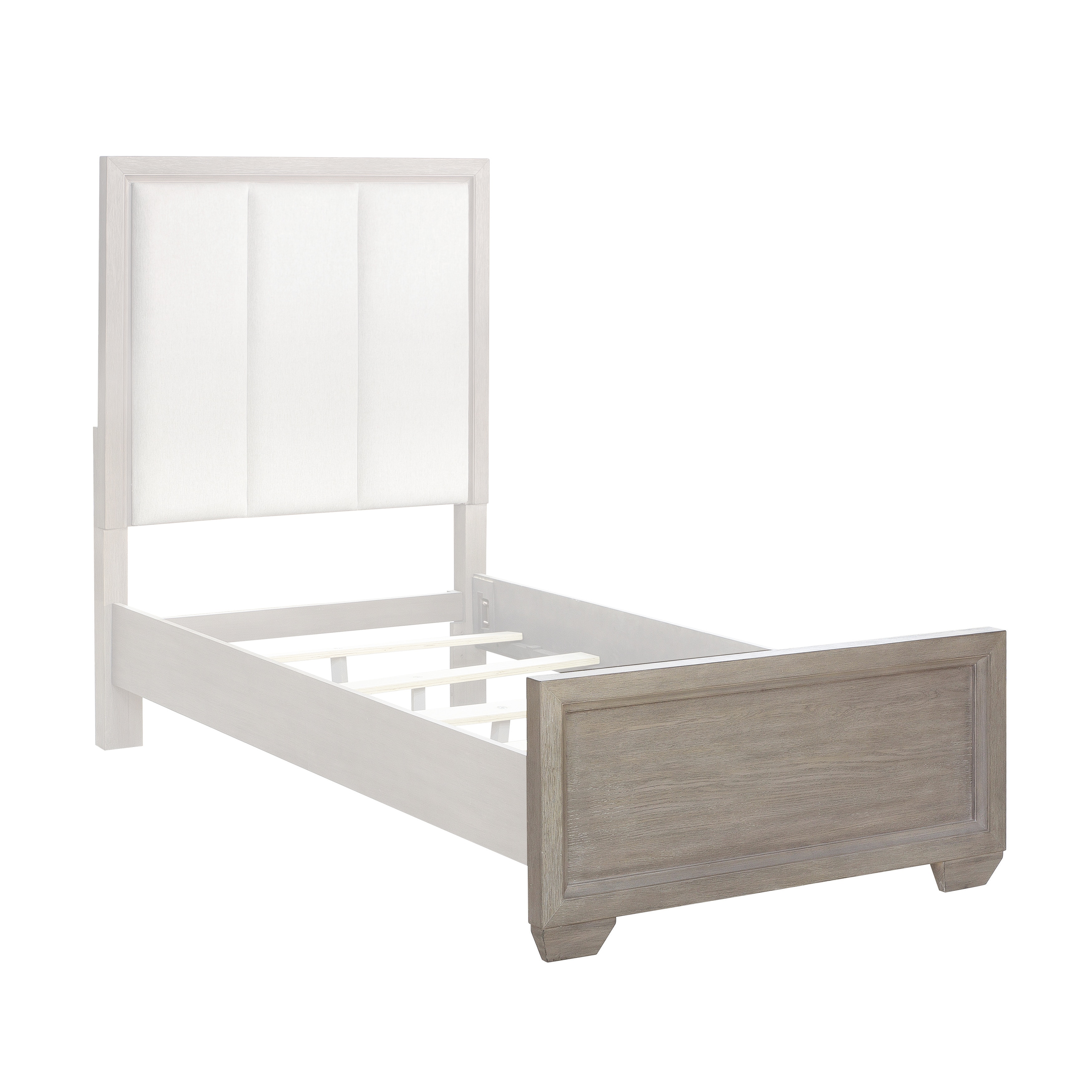 Samuel Lawrence Bedroom Andover 3/3 Panel Footboard & Slats S714-233 ...