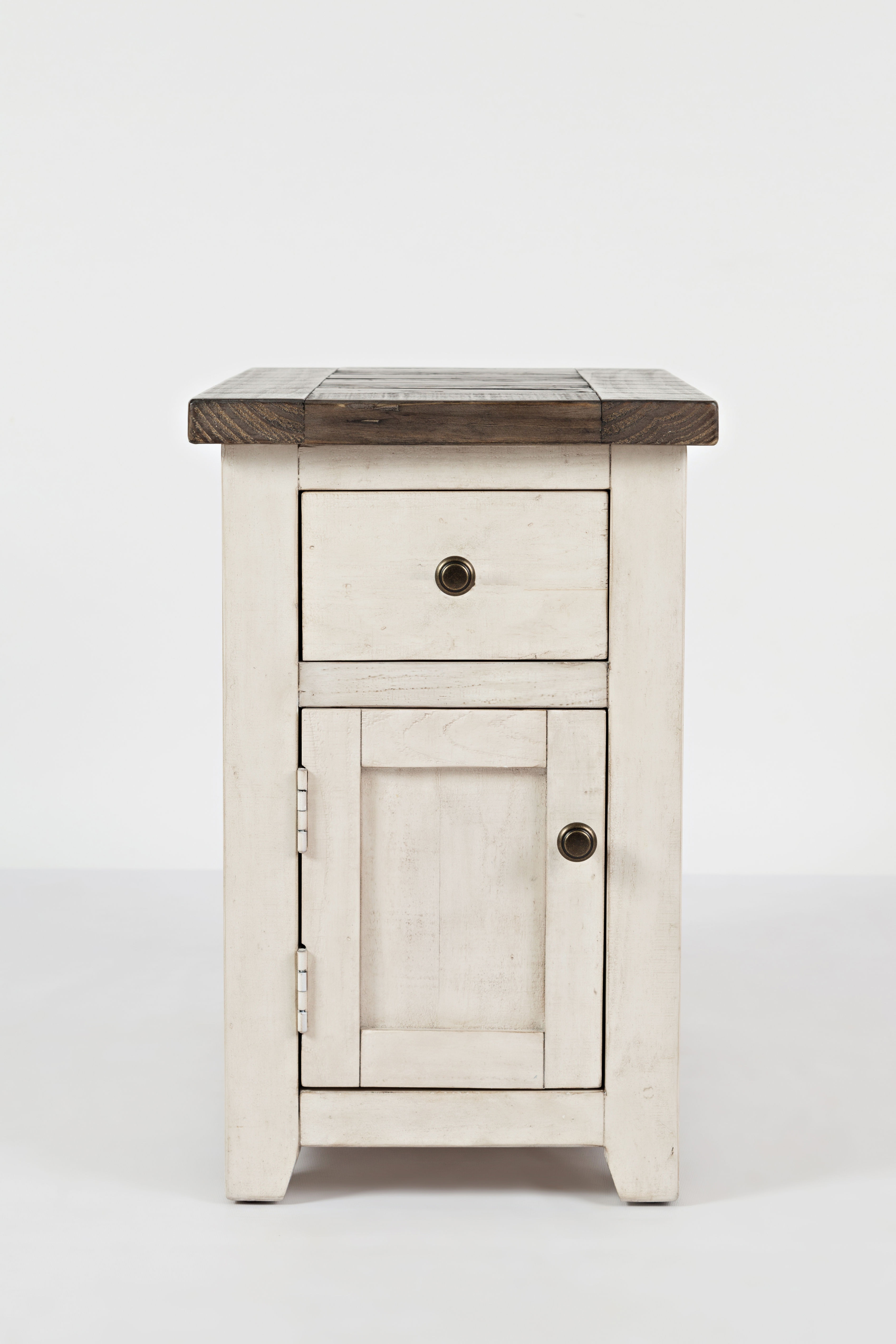 Jofran Living Room Madison County Chairside Table 1706-8 | Hickory ...