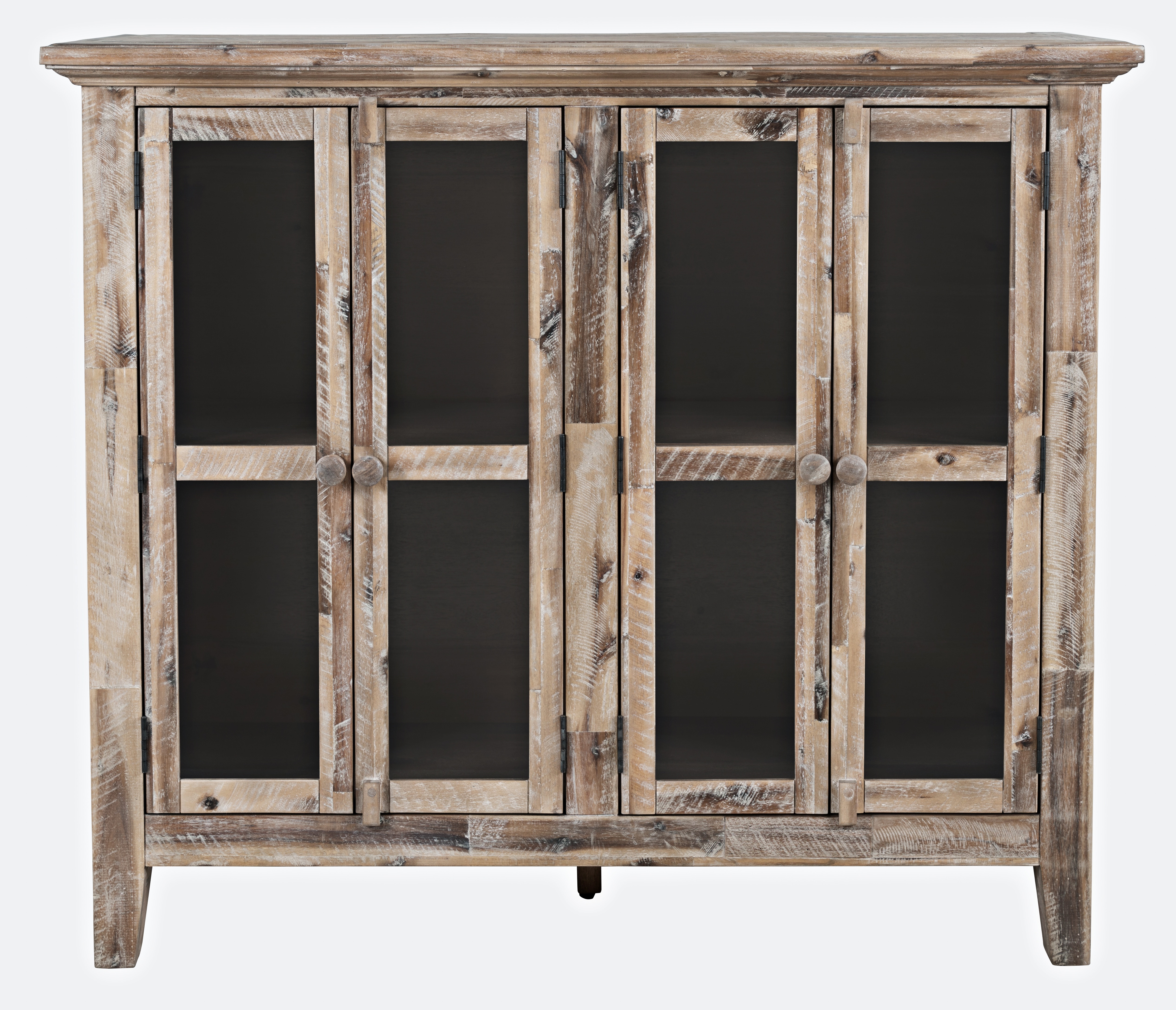 Jofran Living Room Rustic Shore 4 Door Low Accent Cabinet - KD 2125 ...