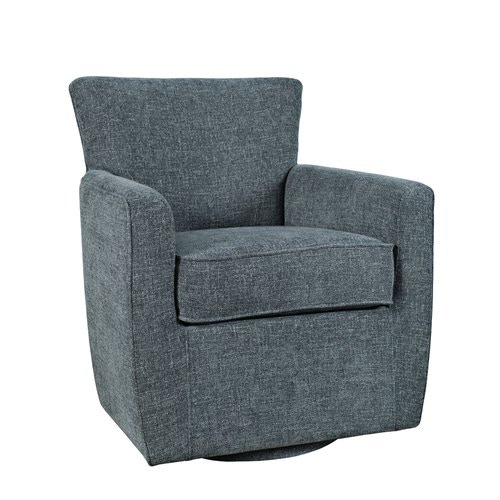 Jofran Living Room Royce Swivel Accent Chair - Denim ROYCE-SW-DENIM ...