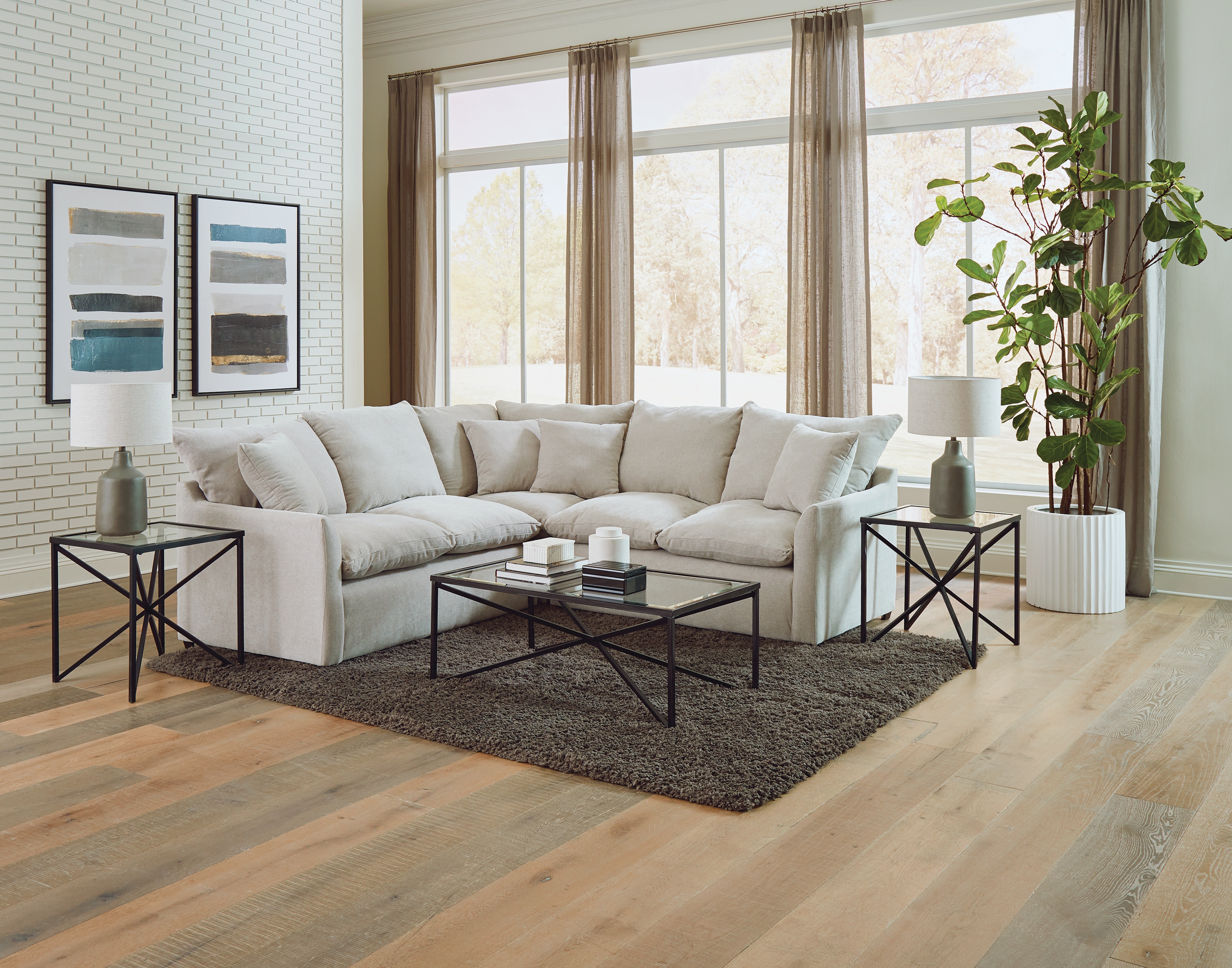 Jackson Furniture Living Room Right Side Facing Loveseat 134542 ...