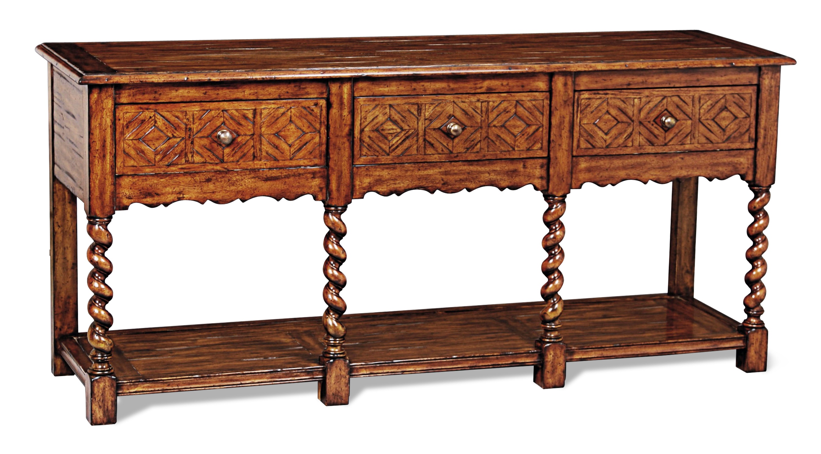 Maitland-Smith Living Room Serpentine Huntboard 89-1101 - Norwood Furniture