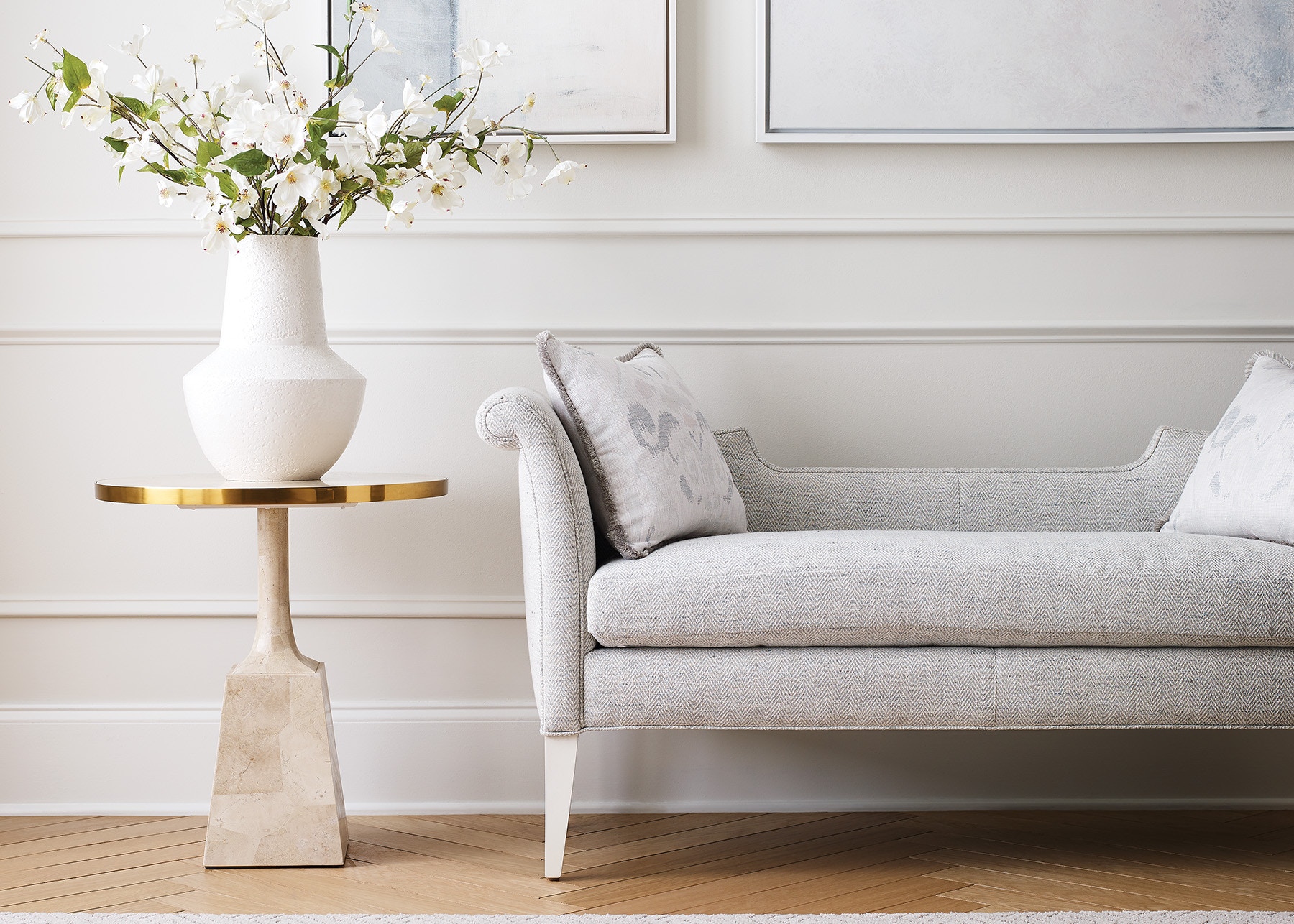 Jessica Charles Living Room Winifred Bench 1757 | Hickory Furniture ...