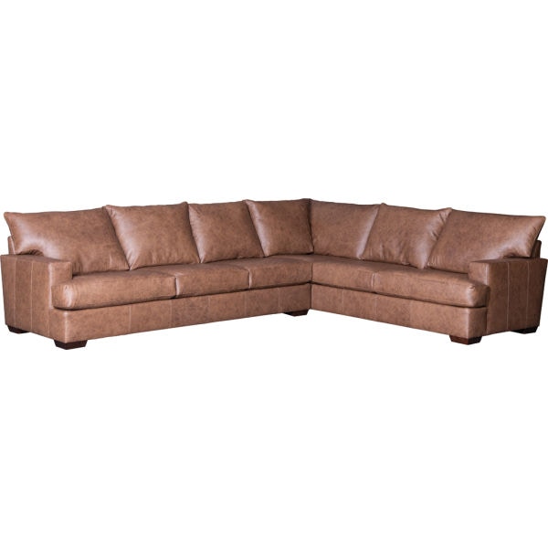 Mayo Leather Living Room 2100L Sectional | Hickory Furniture Mart ...