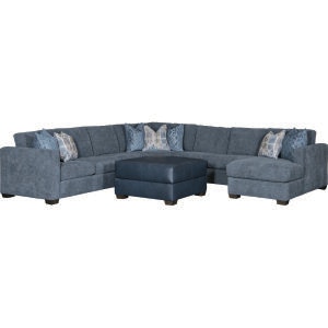 Mayo Leather Living Room 2424F Sectional | Hickory Furniture Mart ...