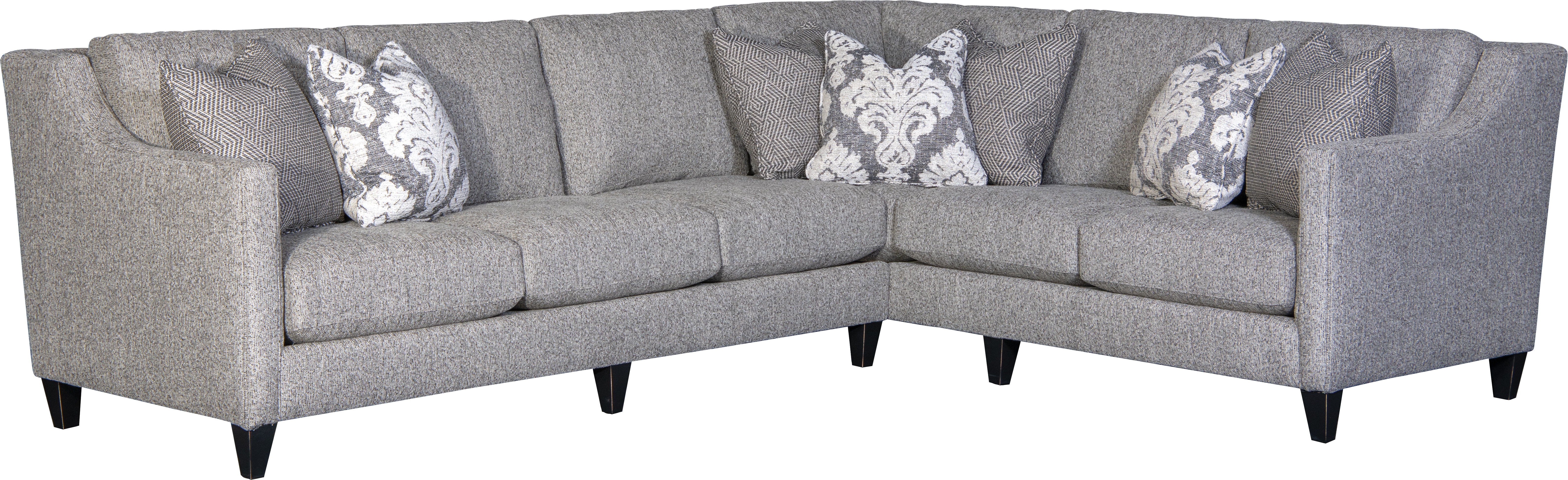 Mayo Leather Living Room Sectional 6170F75-34 Sectional | Hickory ...