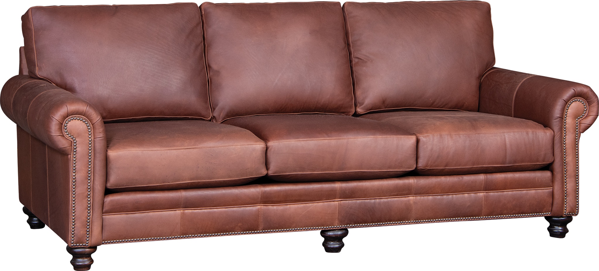 Mayo Leather Living Room Sofa 7670L10 | Hickory Furniture Mart ...