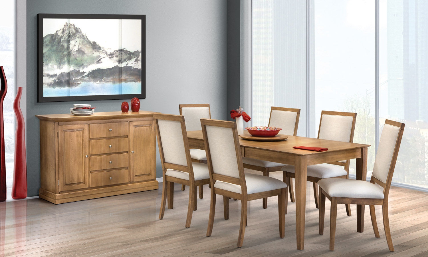 Dinec Casual Dining Dining Room Set Lorelei - Heritage House Furniture ...