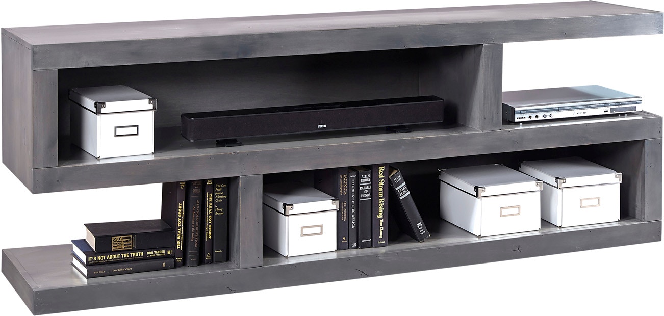 aspenhome Living Room 74 Inch Open S Console DL1075-FRT | Hickory ...