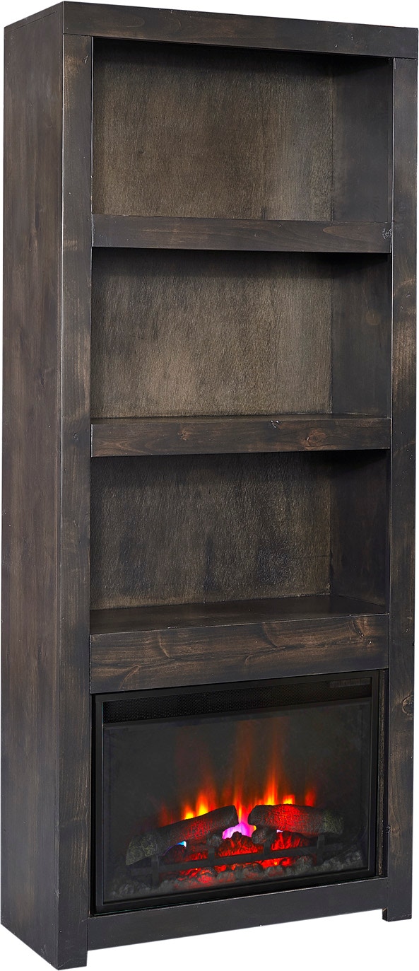 aspenhome Living Room 74 Inch Fireplace Display Case DY3472F/12-GHT ...