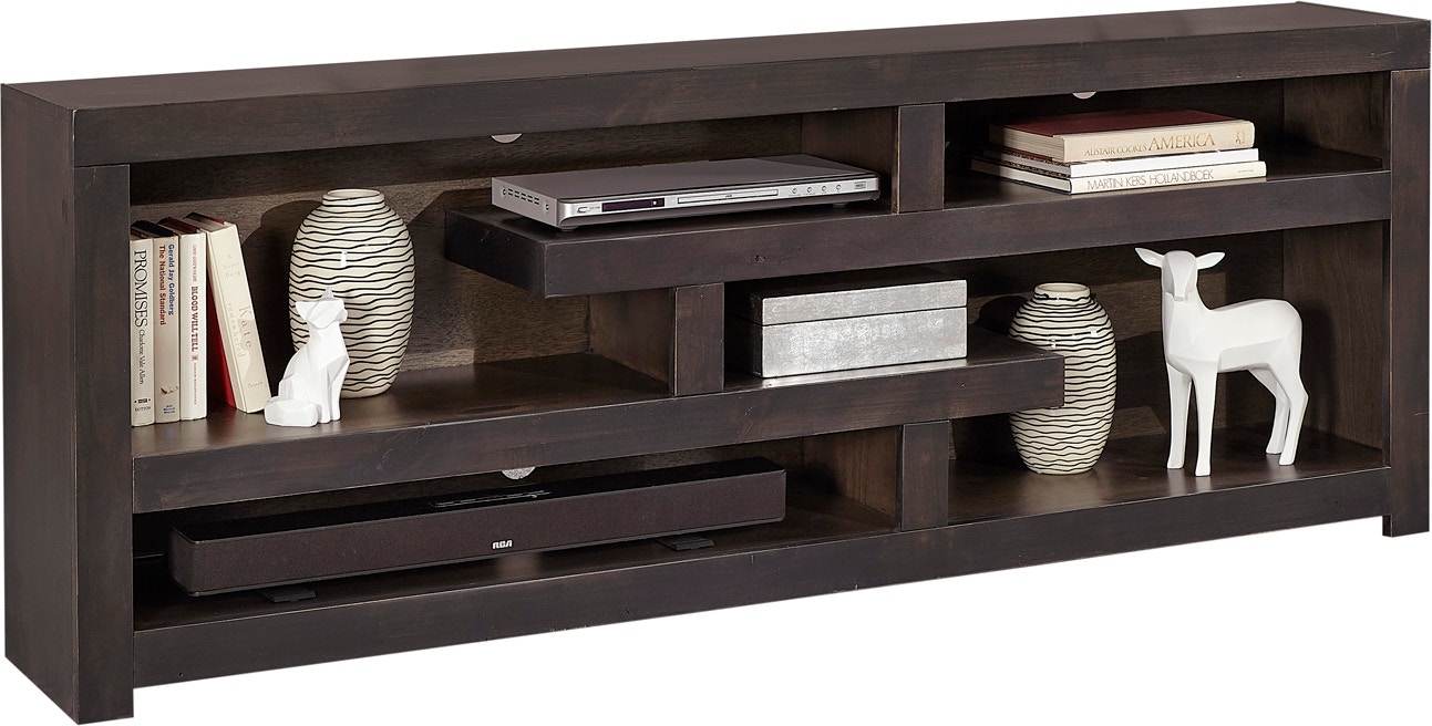 aspenhome Living Room 72 Inch Open Display/Console DY972-GHT | Hickory ...