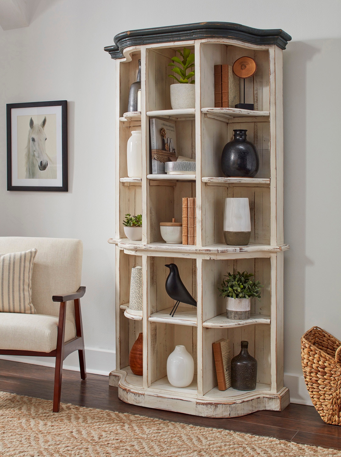 aspenhome Living Room Display Case I250-336-COT - Woodworks Home ...