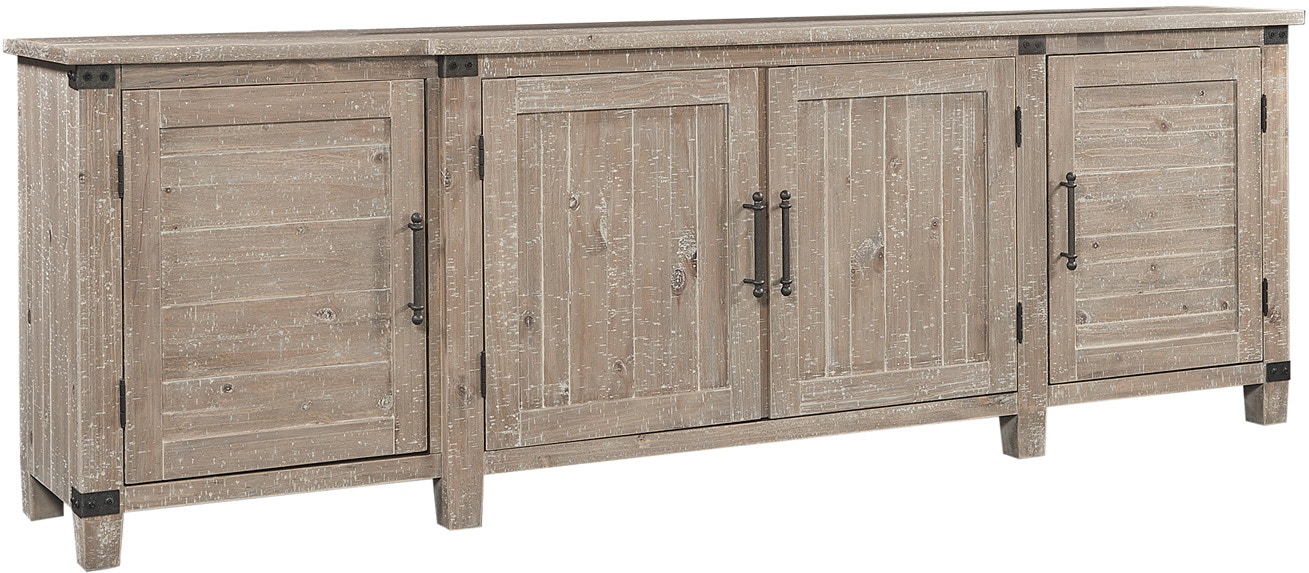 aspenhome Living Room 96'' Console and Hutch I349-167 - Carol House ...