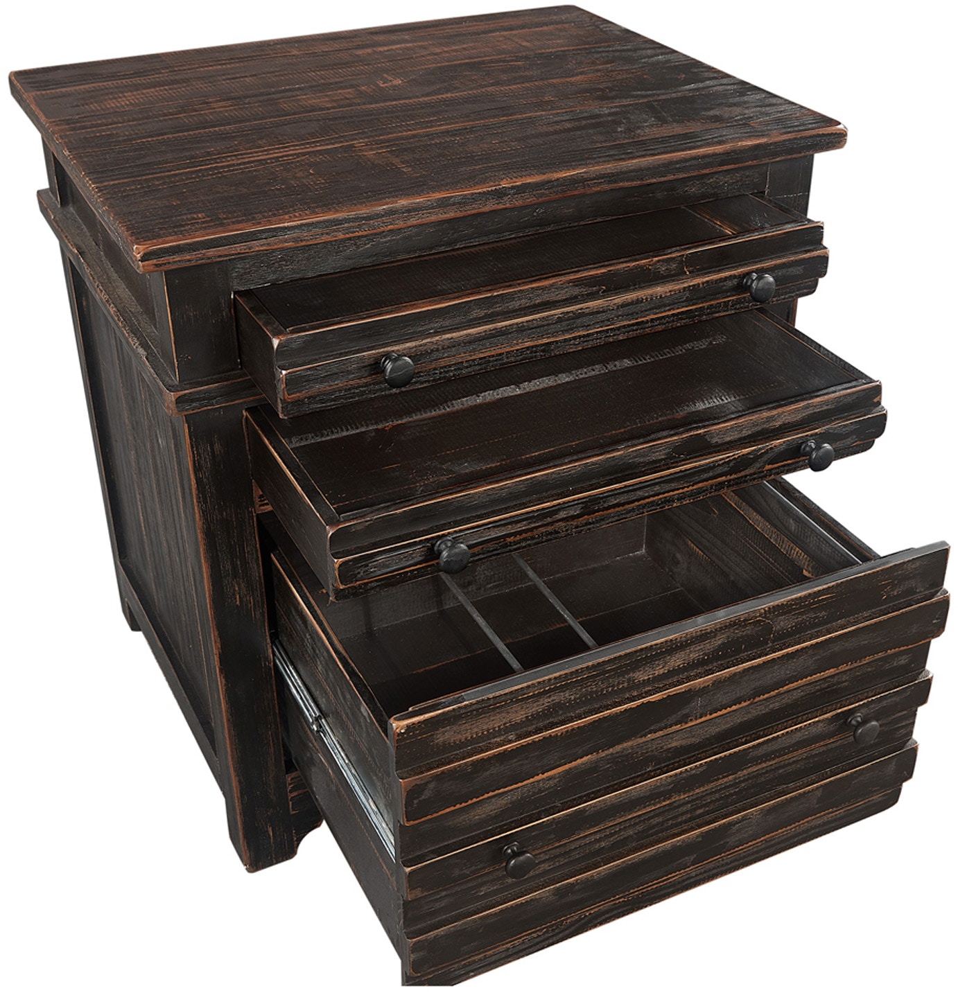 aspenhome Home Office Single File Cabinet I358-379-WBK - Carol House ...