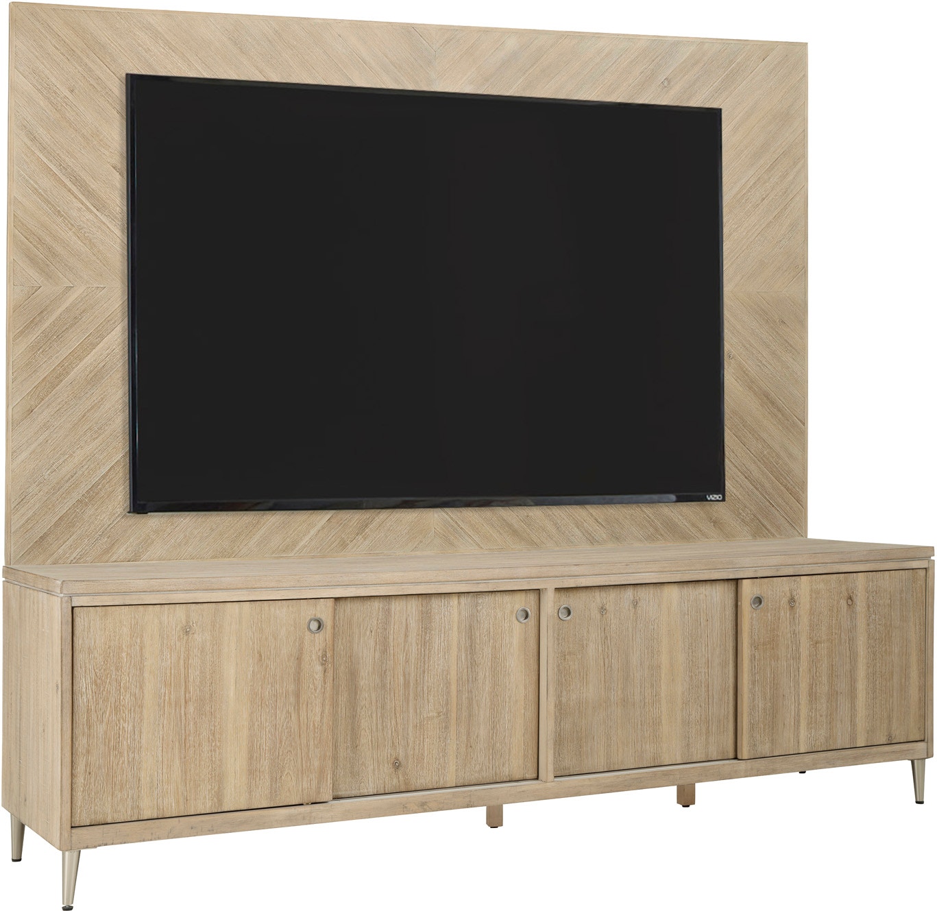 aspenhome Living Room 80 Inch TV Console with Backer I644-243 | Hickory ...