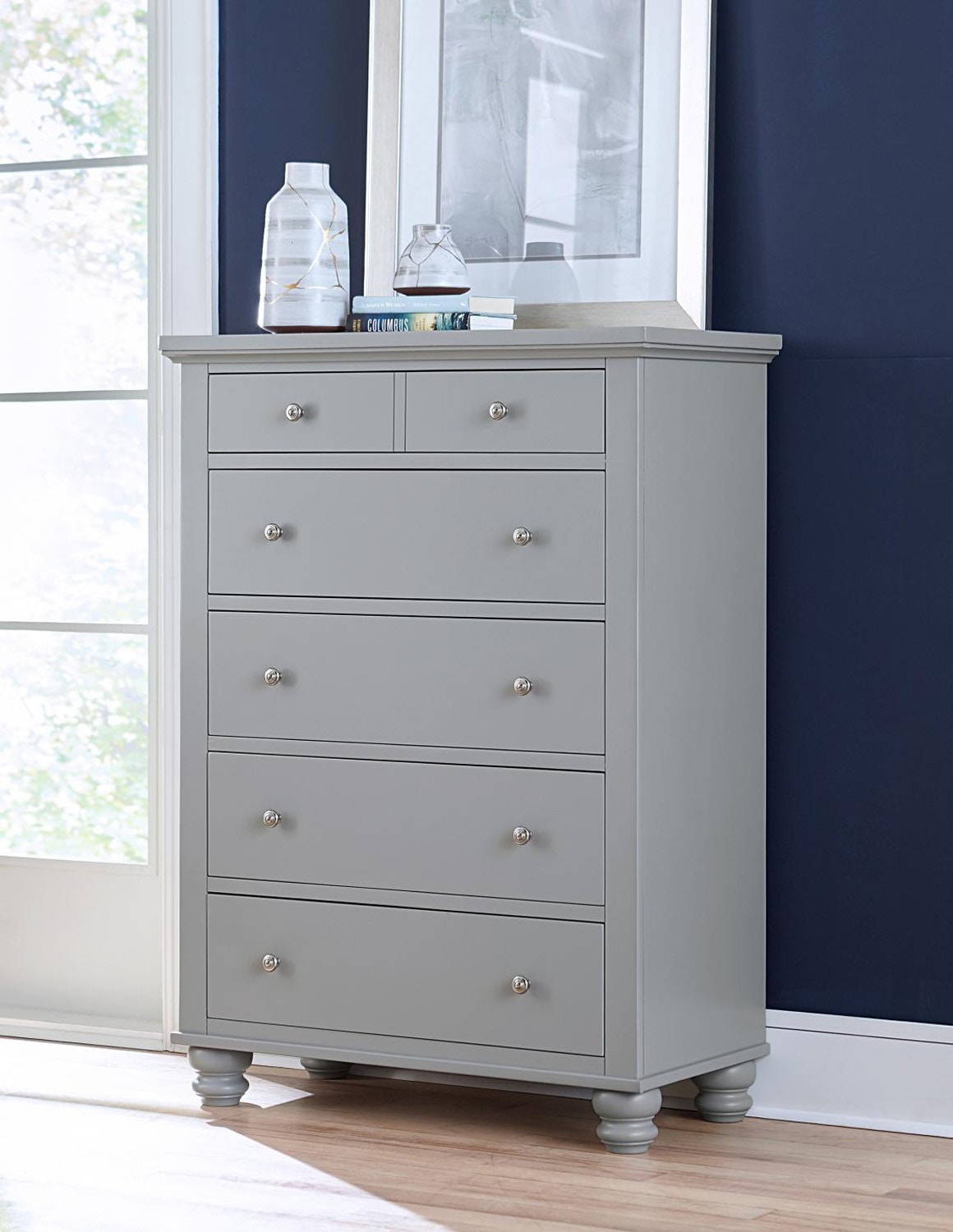 aspenhome Bedroom Chest ICB-456-GRY-5 - Norwood Furniture