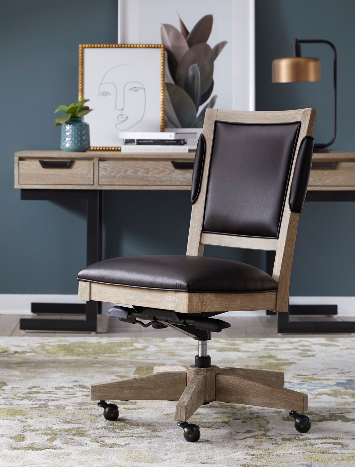 aspenhome Home Office Office Chair IHP 366 KHA iFurnish Frisco Kremmling and Steamboat