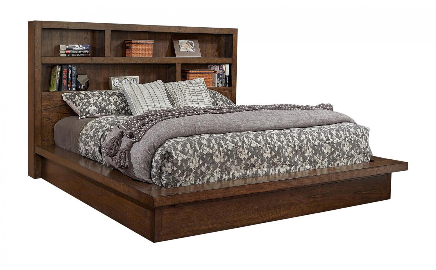 aspenhome Modern Loft Queen Platform Bed IML 270 Portland OR Key Home Furnishings