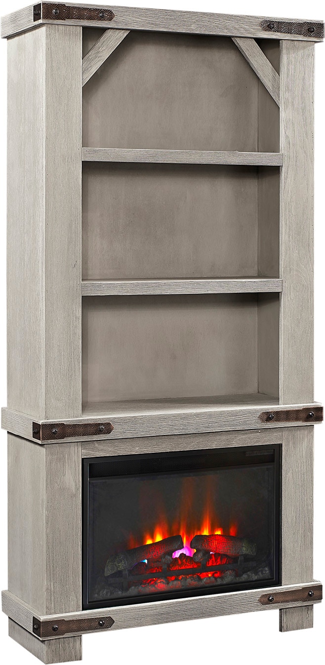 aspenhome Living Room 74 Inch Fireplace Display Case MO3472F/12-MBL ...