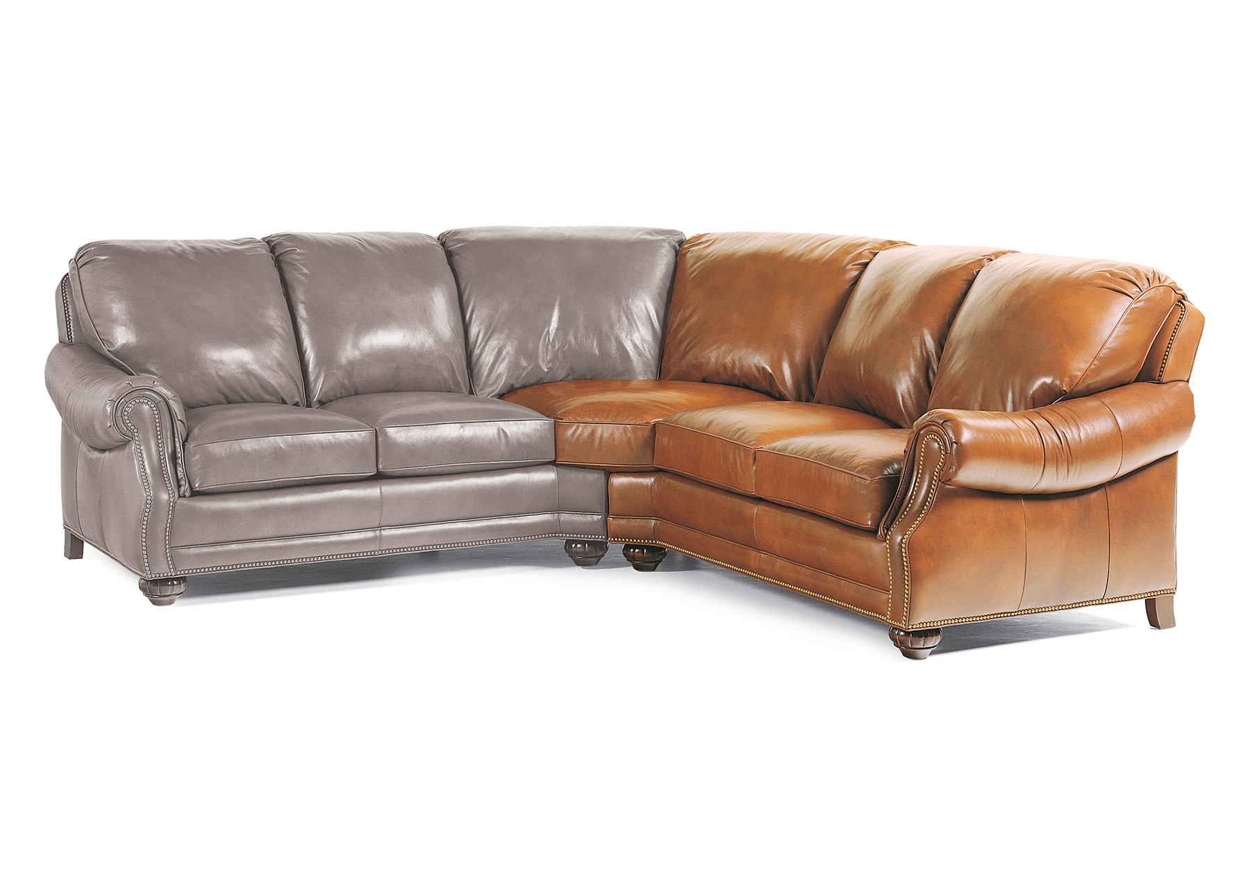 Hancock and Moore Living Room Sectionals Journey Right Arm Quarter Unit Loveseat 1723RAQ Toms