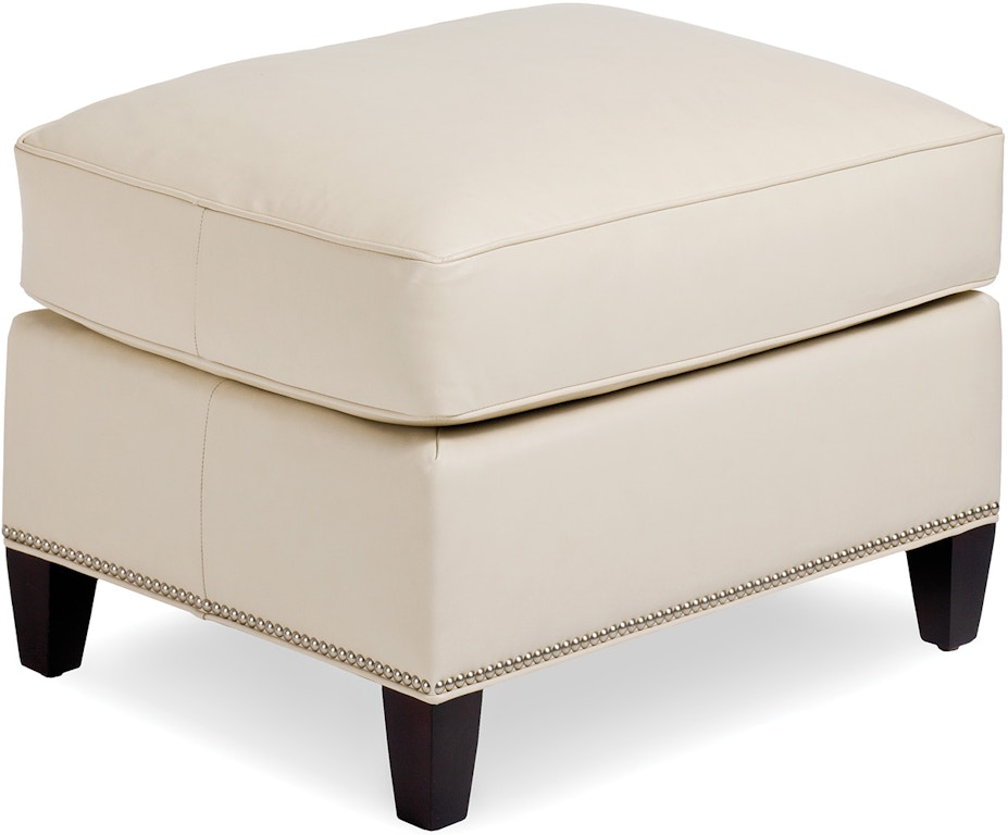Hancock And Moore Living Room Arrington Ottoman 5636 Noel Furniture Houston Tx