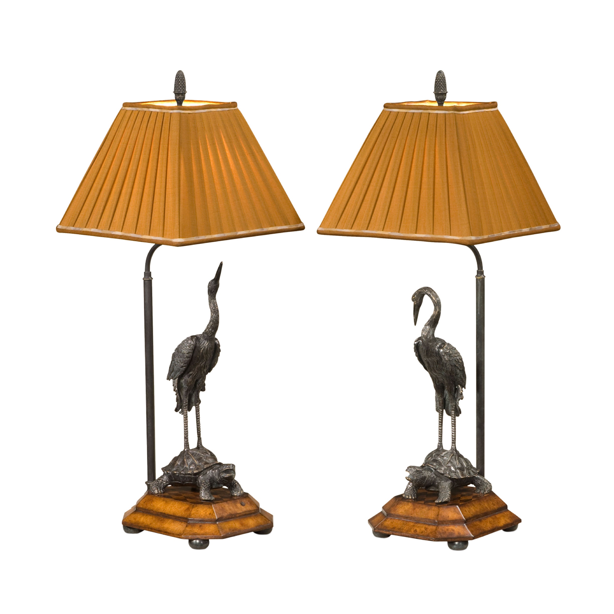 Theodore Alexander Table and Floor Lamps Meiji Cranes Table Lamps 2021 ...