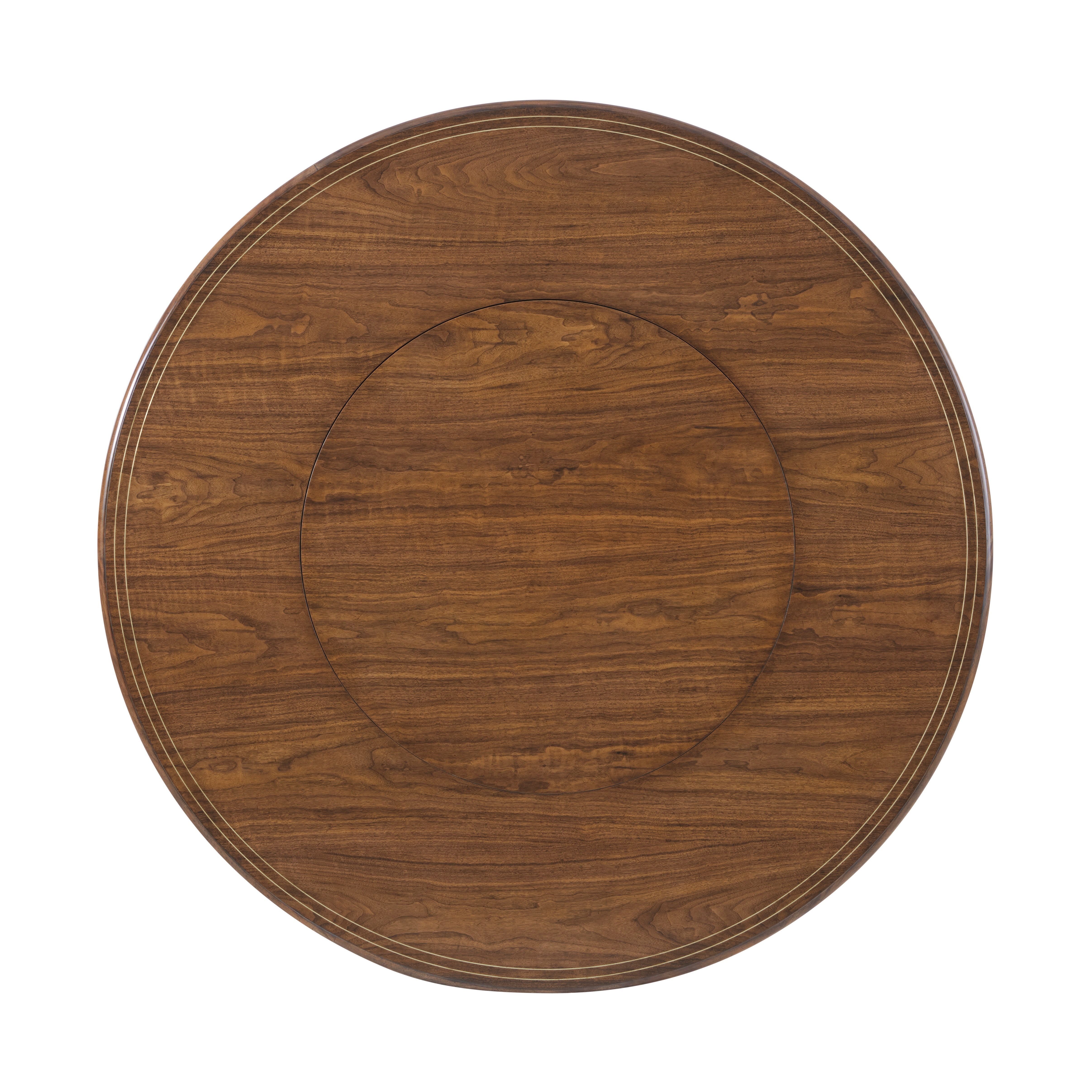 Theodore Alexander Casual Dining Haddon Round Dining Table with Lazy ...