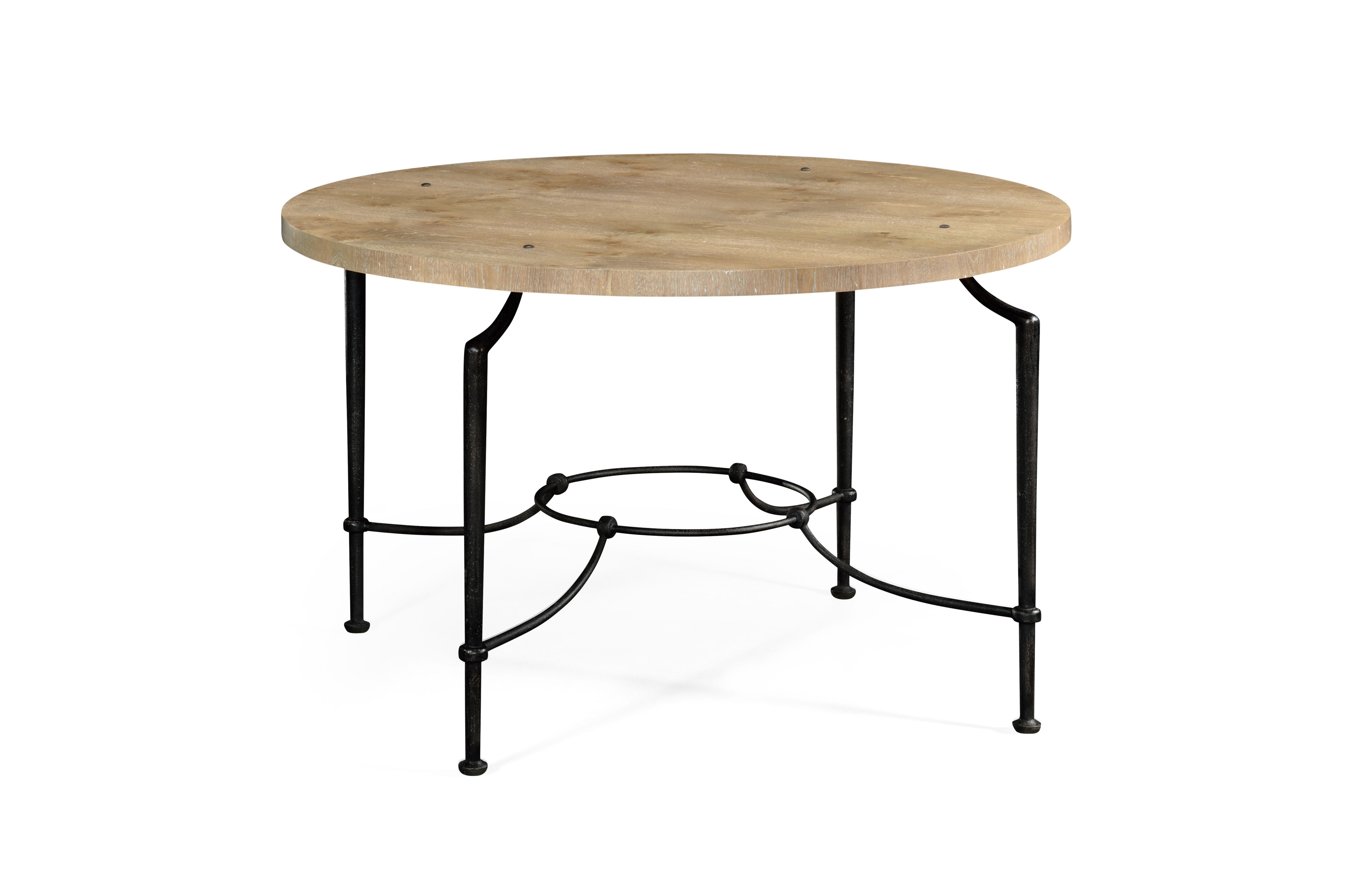 Jonathan Charles Living Room Round Centre Table With Iron Base 491143 LMC Issis Sons