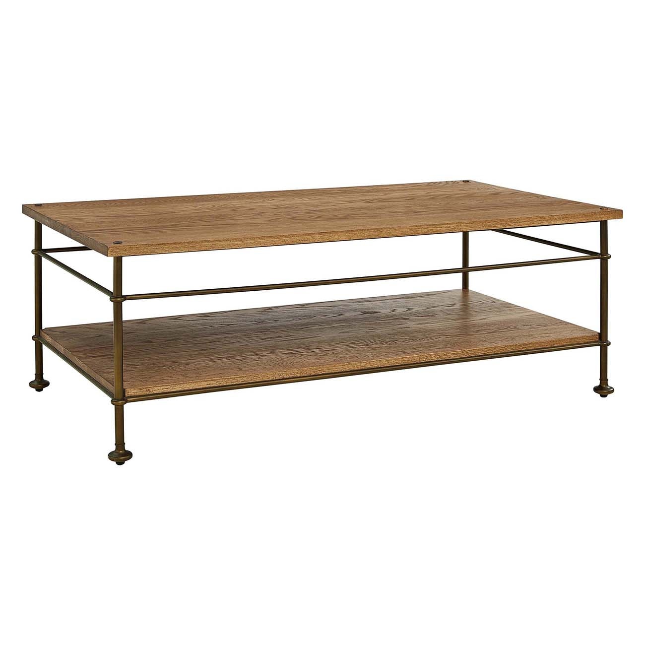 Stickley Living Room St. Lawrence Metal Cocktail Table 8143 - Stowers ...