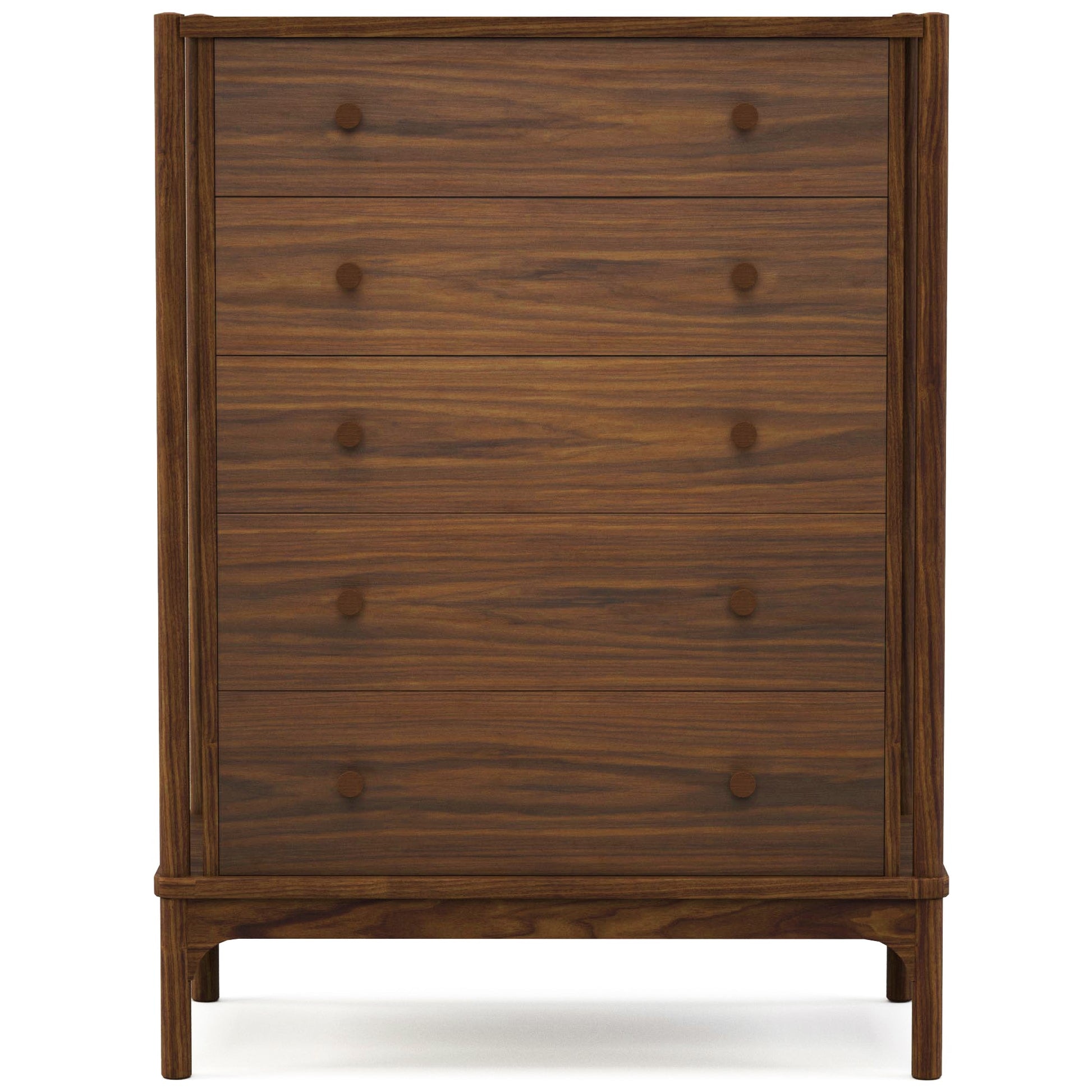 Stickley Bedroom Walnut Grove Tall Chest 9915-WNT - Stowers Furniture ...