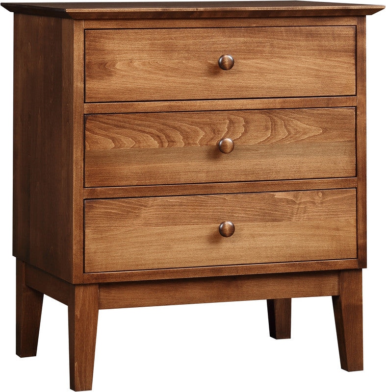 Stickley 550-463-802-O1 Bedroom Gable Road Three-Drawer Nightstand