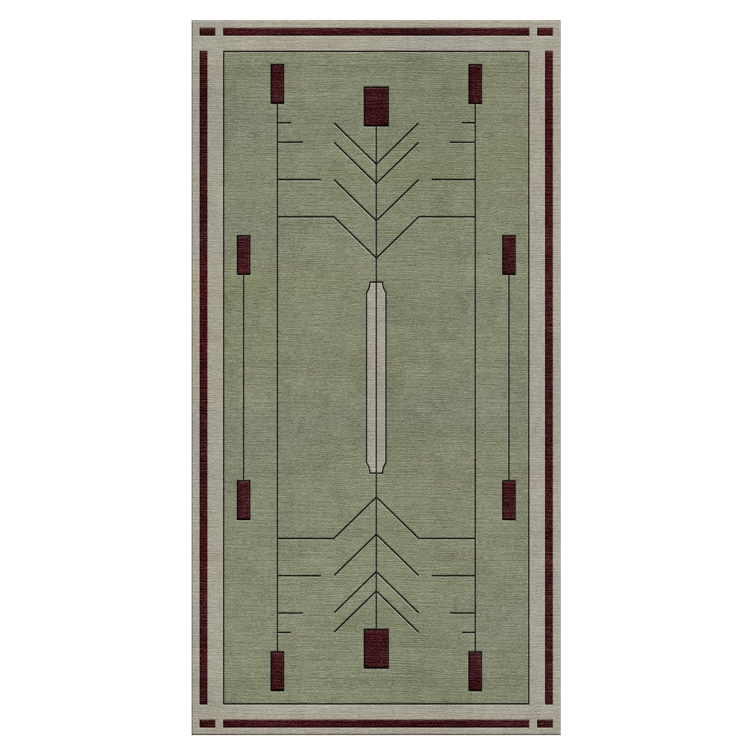 Stickley Area Rugs Prairie Rug RU-1240-6X9 - Woodbridge Interiors - AZ ...