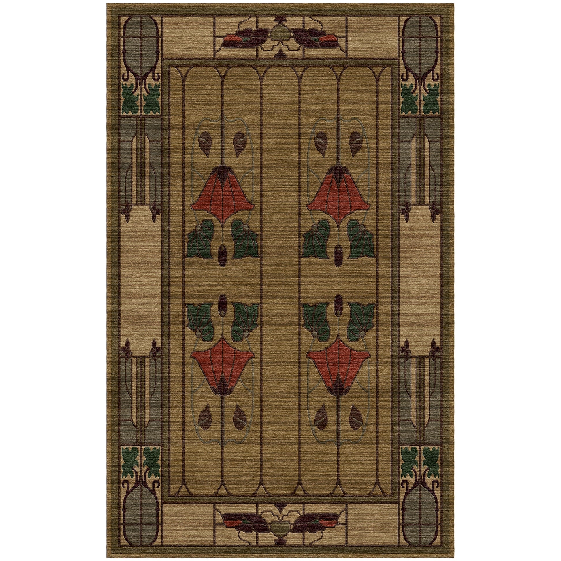 Stickley Area Rugs Garden Window Rug, Moss RU-1525 - Gorman's - Serving ...