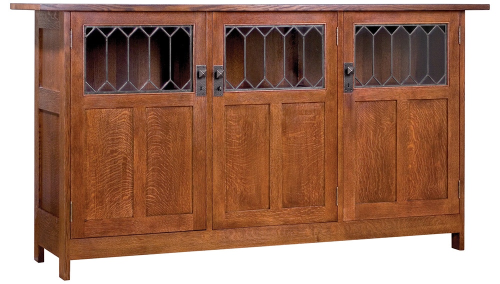 Stickley 89-1908-DR Casual Dining Three-Door Display Buffet