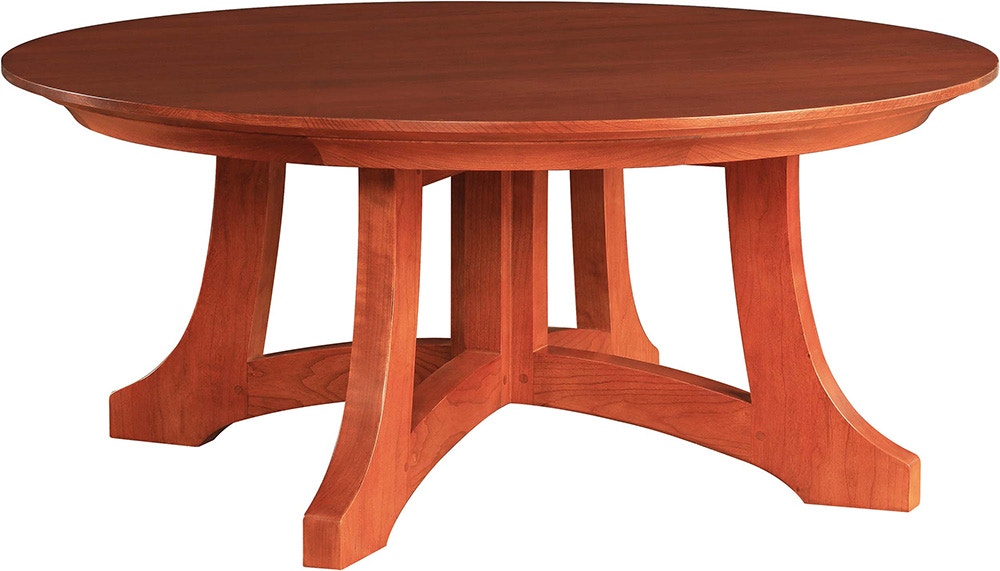 Stickley 91-982 Living Room Highlands Round Cocktail Table