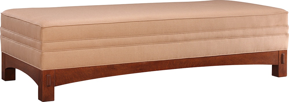 Stickley CL-8082-COT-OAK Living Room Park Ridge Cocktail Ottoman