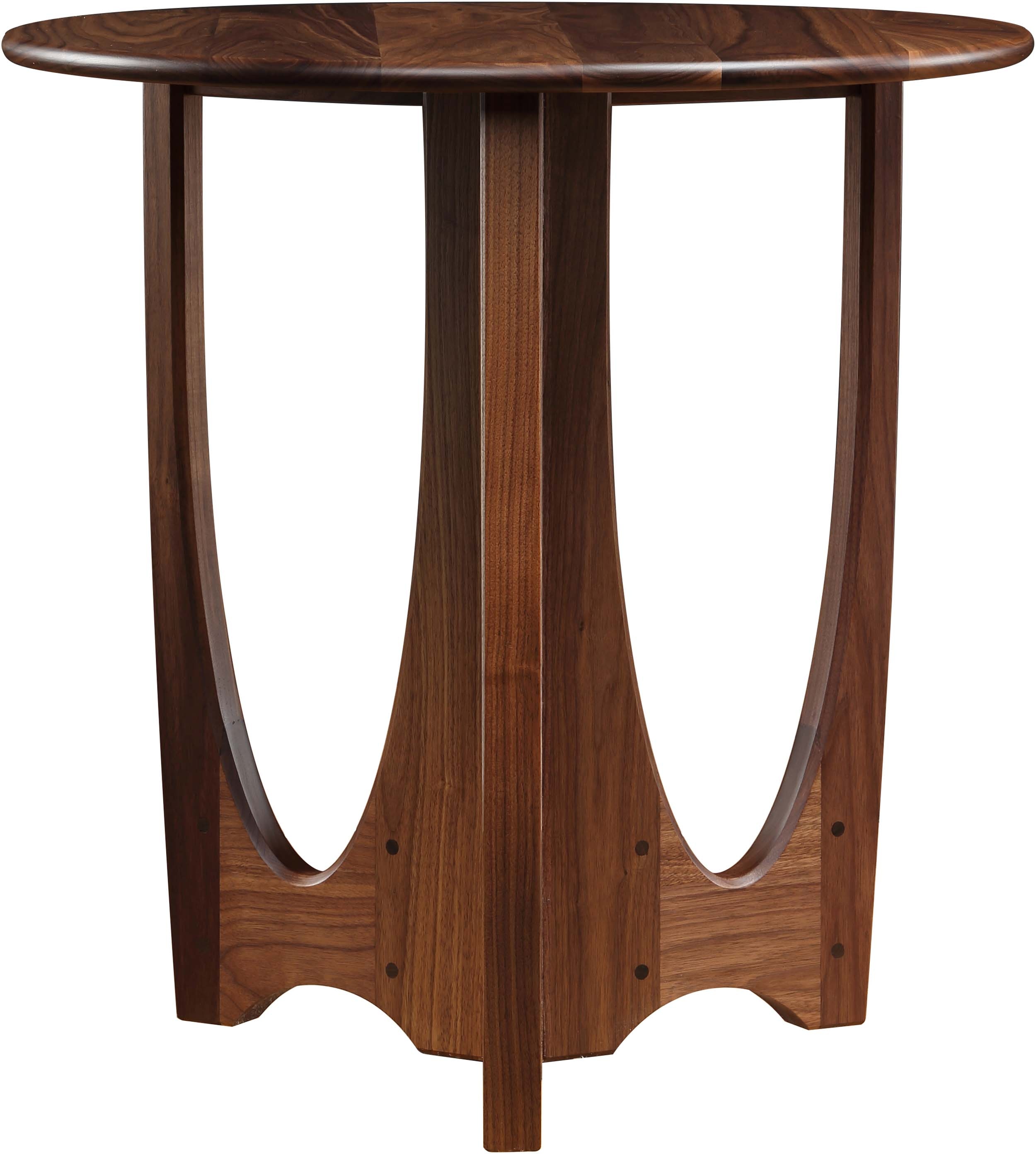 Stickley Living Room Walnut Grove Round Lamp Table 9948-W-WNT ...