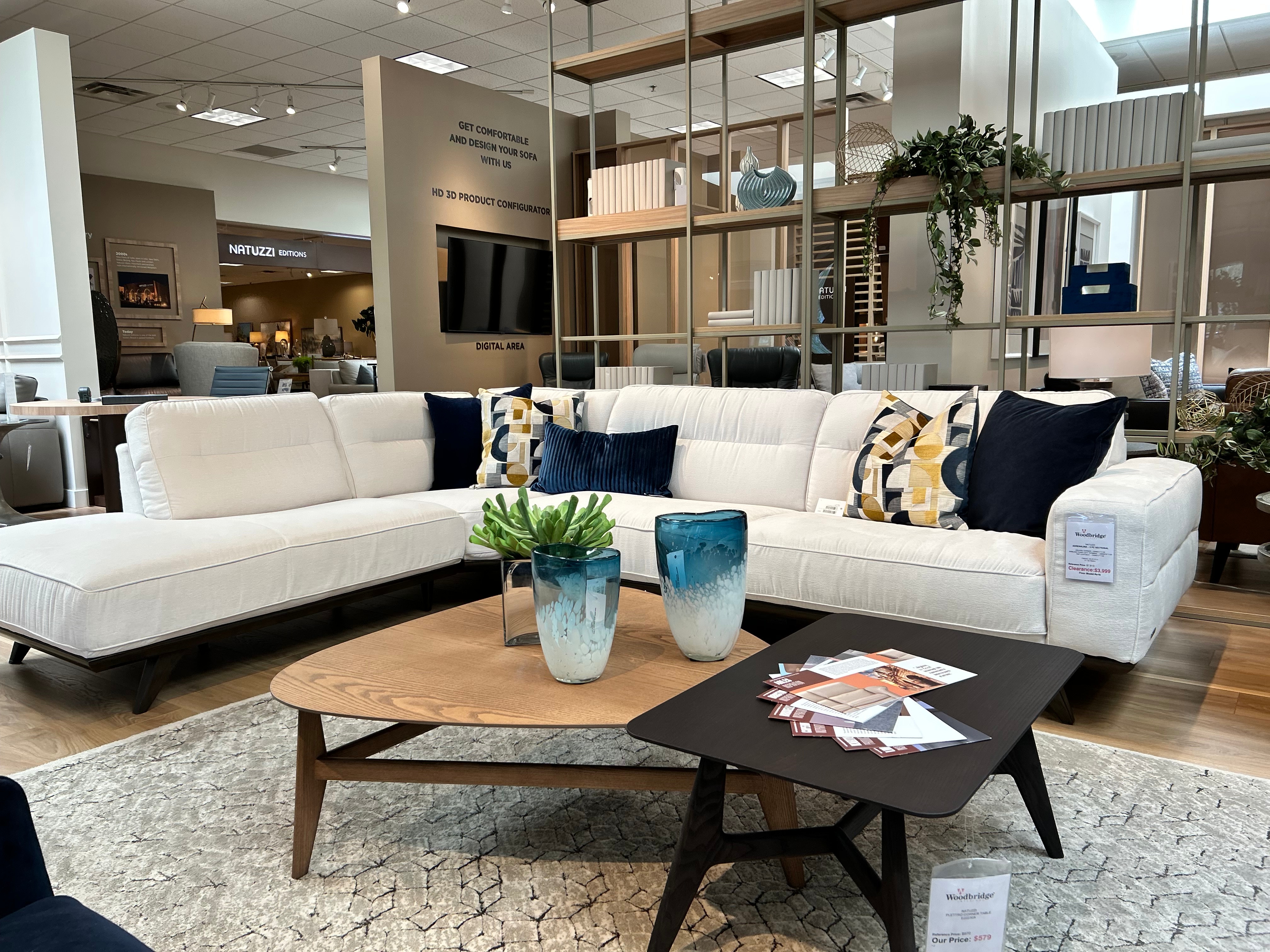 Natuzzi Editions Living Room C006 Sectional - Woodbridge Interiors - AZ ...