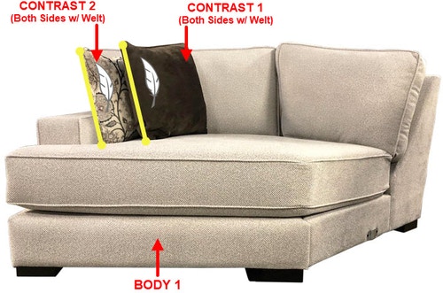 Stanton Right Side Facing 1 Arm Angle Cuddler 41775R - Portland, OR ...