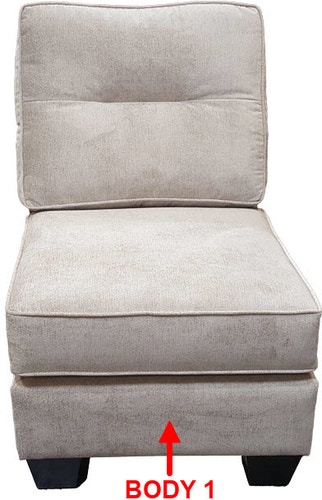 Stanton Furniture Armless Chair 44818 - Portland, OR | Key Home Furnishings