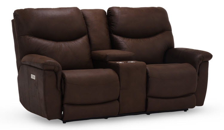 Stanton Furniture Power Headrest and Lumbar Dual Reclining Console ...