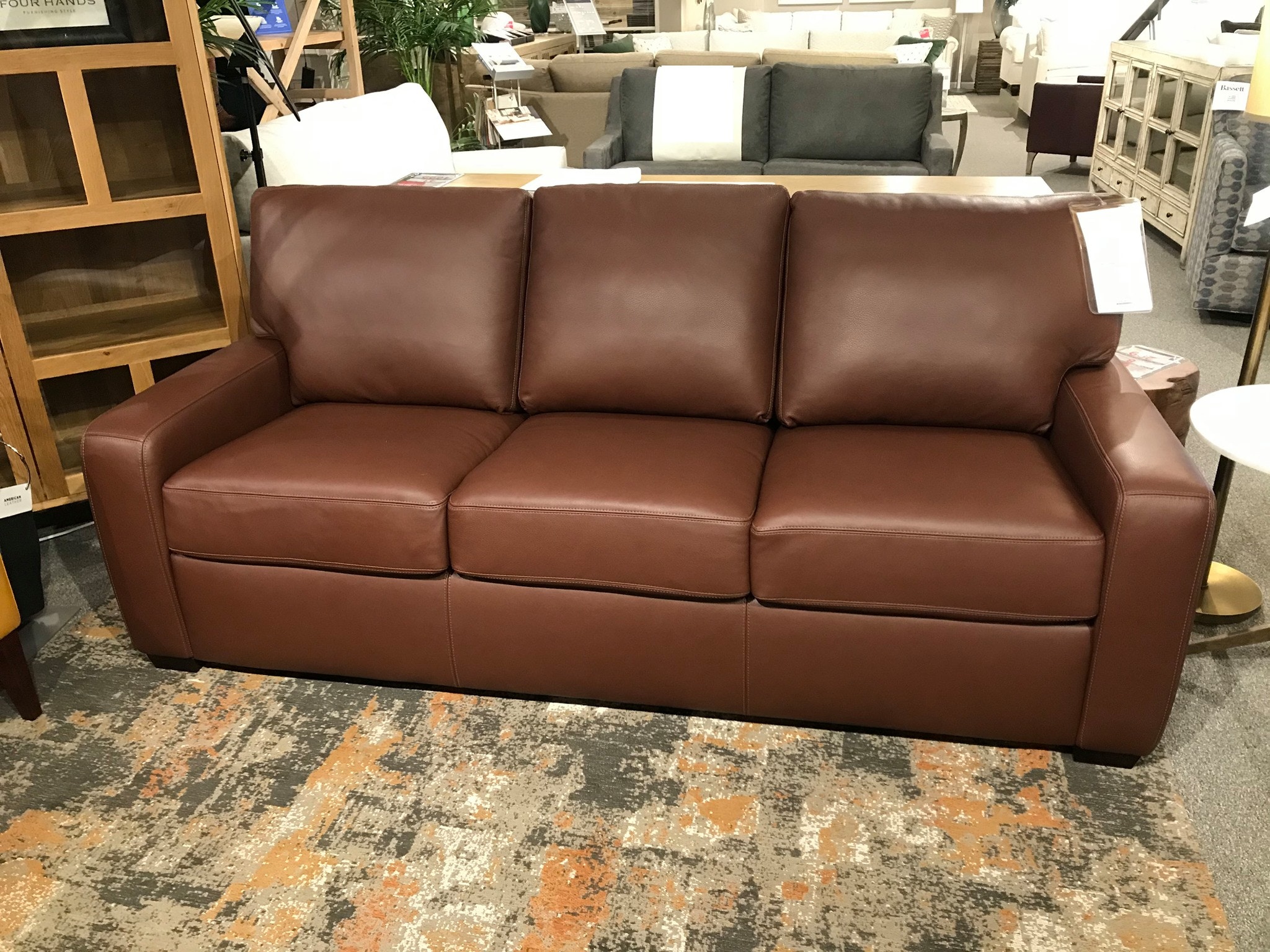 Carson leather sofa store