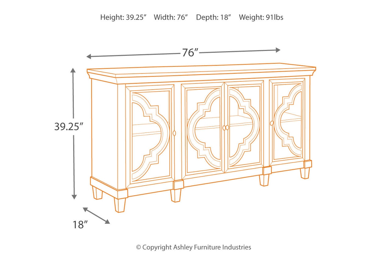 Ashley Fossil Ridge Fossil Ridge Accent Cabinet A4000037 - Portland, OR ...